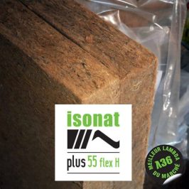 Laine de bois panneaux isolation thermique ISONAT Flex 55H